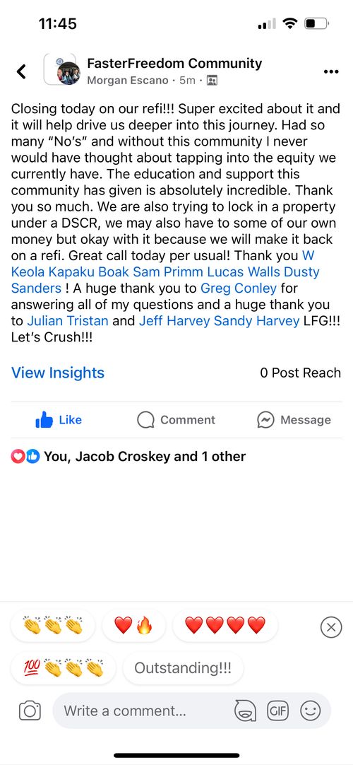 Faster Freedom | Programs